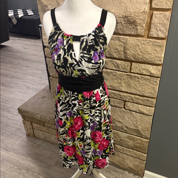 new directions | Dresses | New Directions Black And White Zebra Print ...